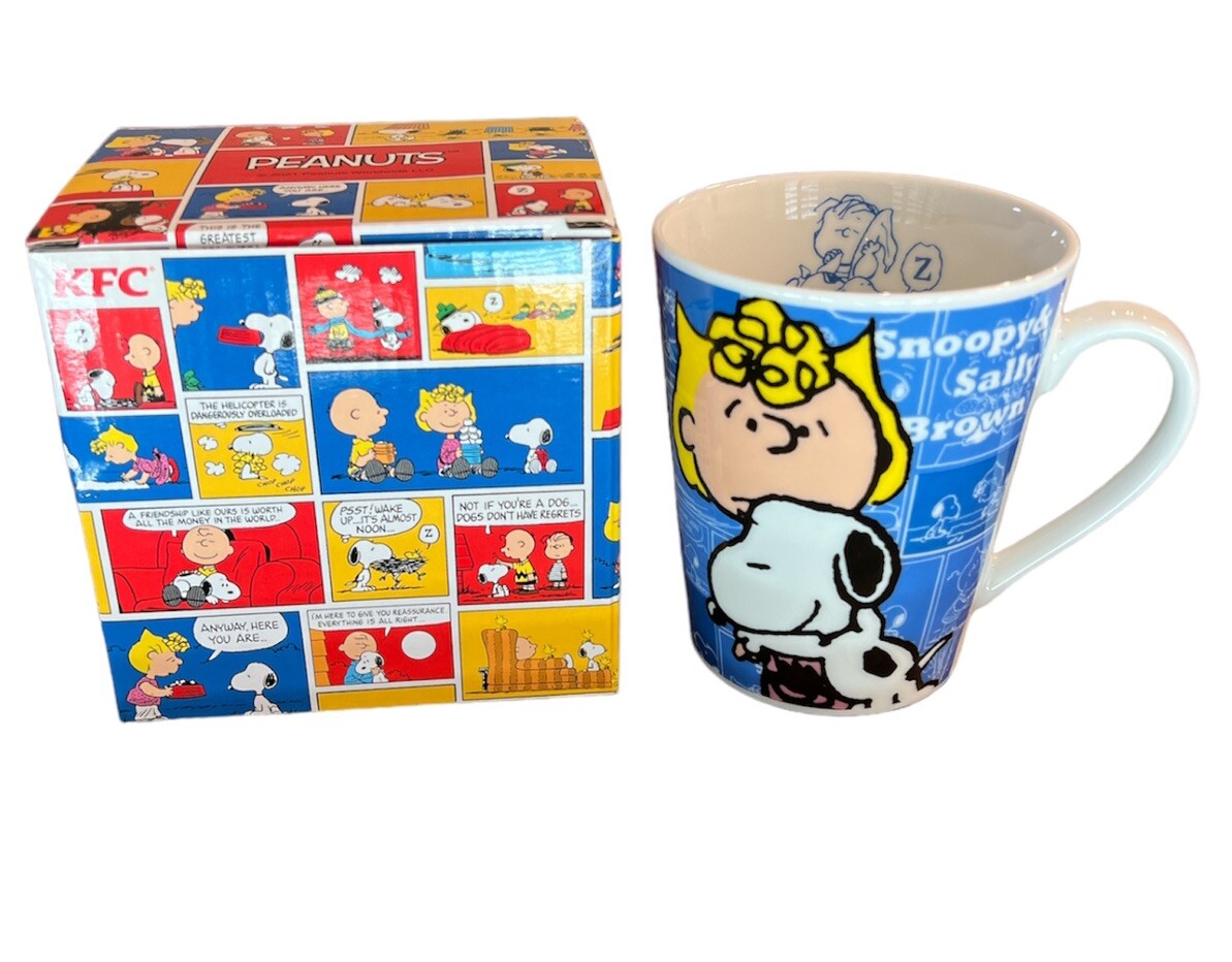 2021 KFC Peanuts Sally Brown Snoopy Mug Japan | eBay