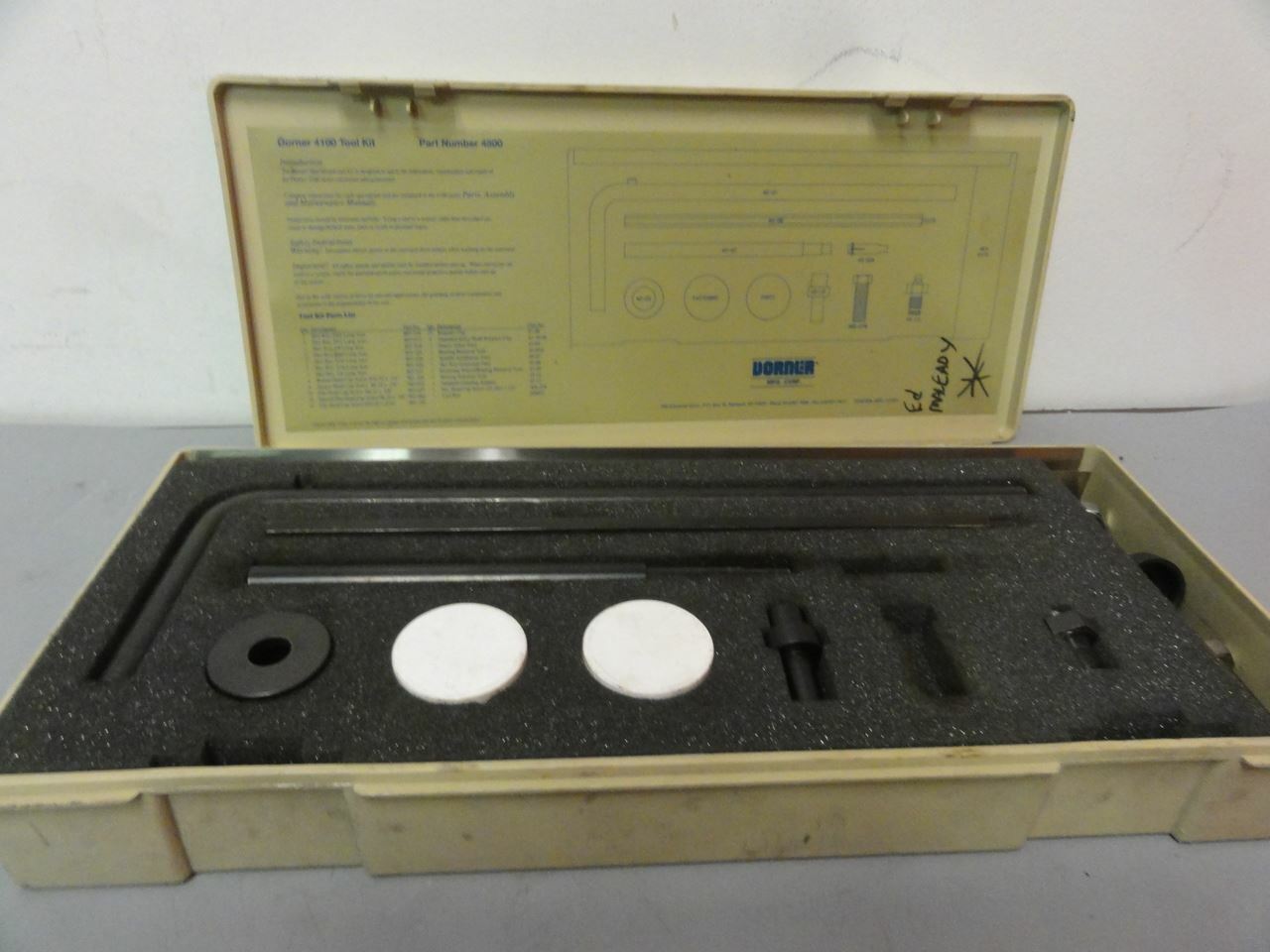 Dorner 4500 4100-Series Conveyor Tool Kit Manual & Instructions ** for ...