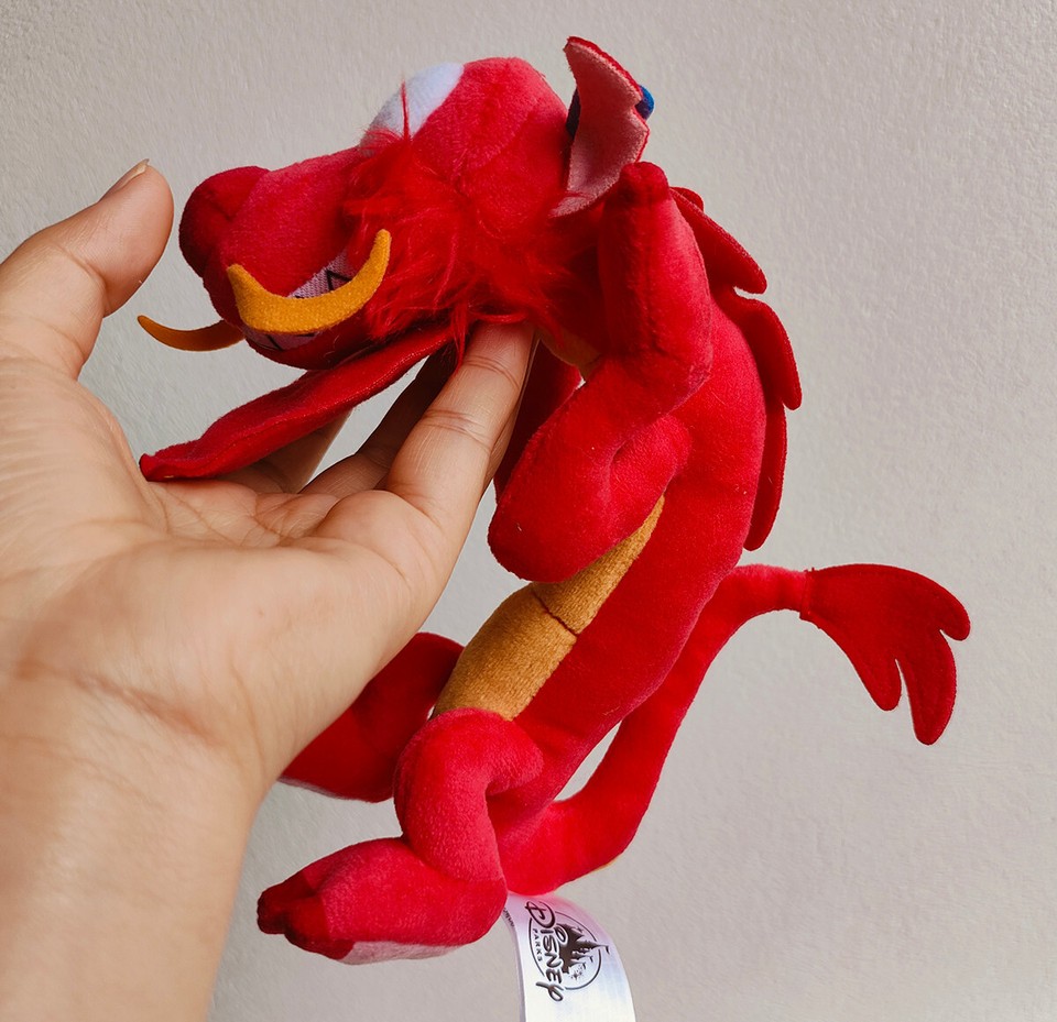 Disney Mulan Mushu Dragon Doll Shoulder Magnetic Pal Plush Toy | eBay