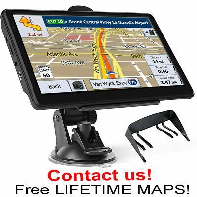 7 Inch Car & Truck GPS Navigation System 256MB+8GB Navigator 77 Canada ...