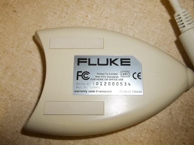 Fluke Card Reader 1574455 With Cables AWM E89980-a SUNF PU 20276 80°c ...