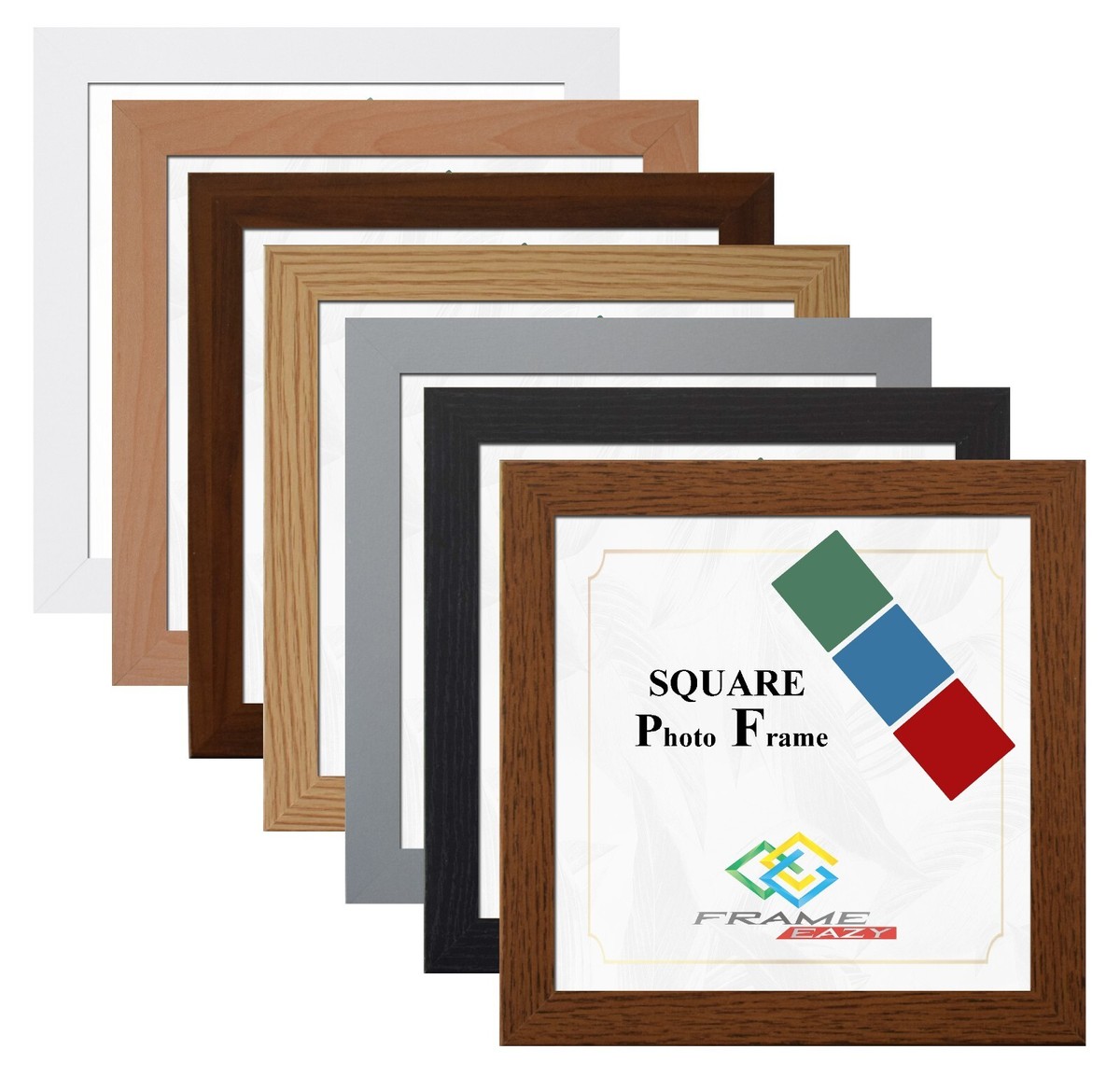 Small Square Frame Square Photo Frames – Modern Wooden S For Wall Or ...