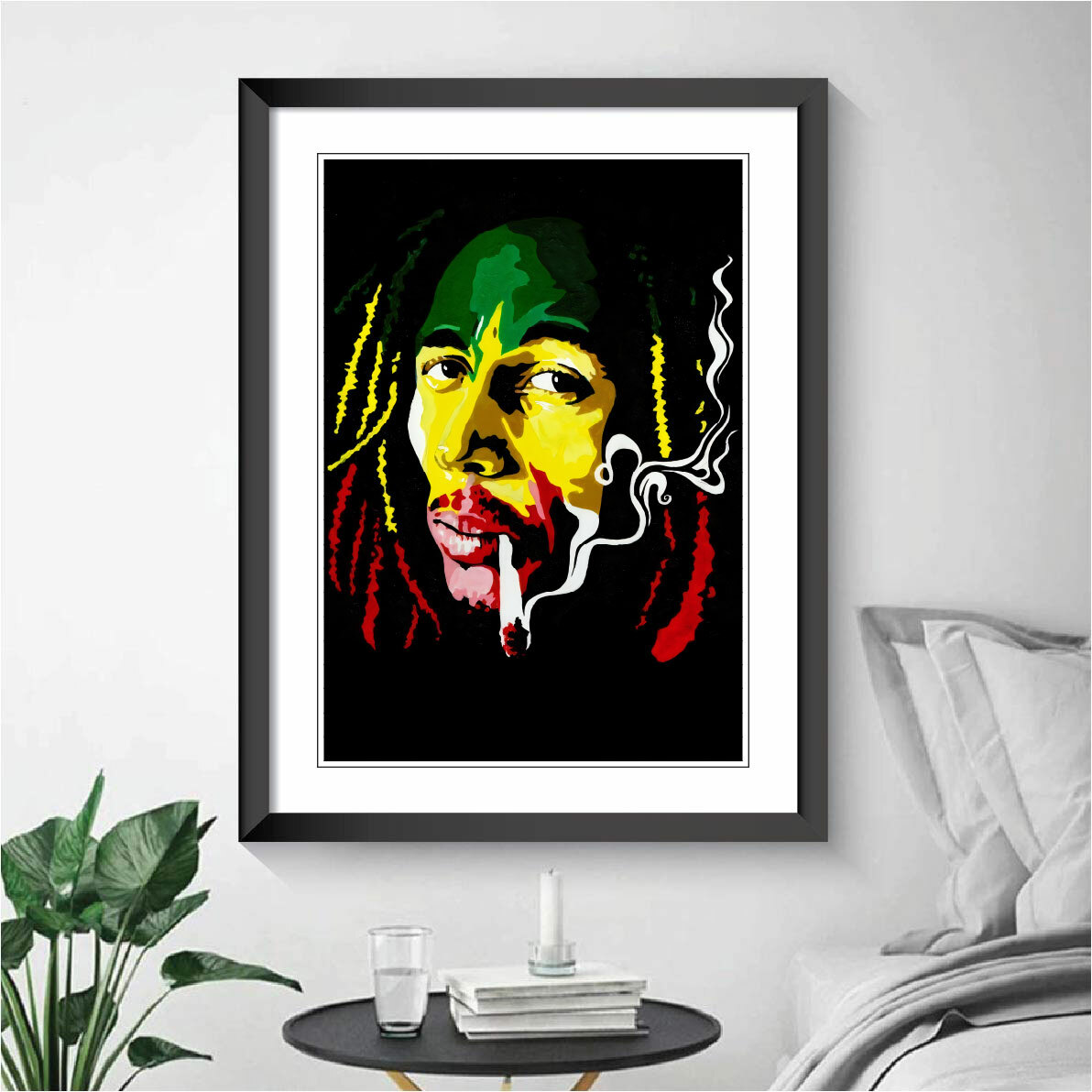 Bob Marley Weed Poster