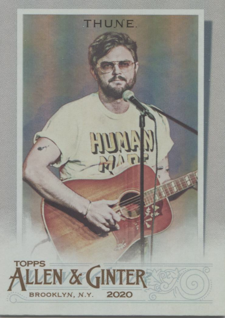 NICK THUNE 2020 Allen & Ginter Silver Portrait Foil - ACTOR & COMEDIAN ...