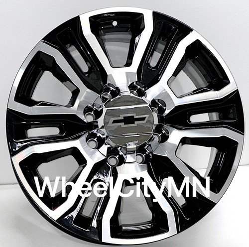 20" black machine Chevy Silverado 2500 3500 OE replica rims fits 2011 ...