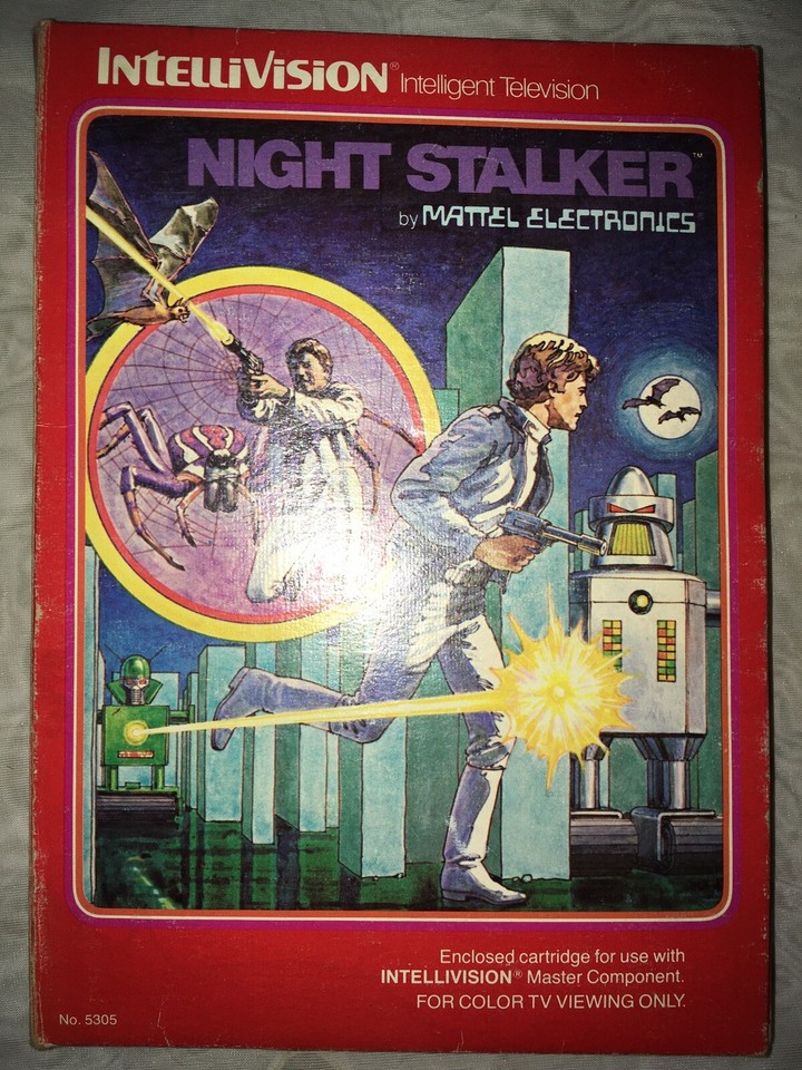 Intellivision “Night Stalker” & “Space Battle” CIB - Untested | eBay