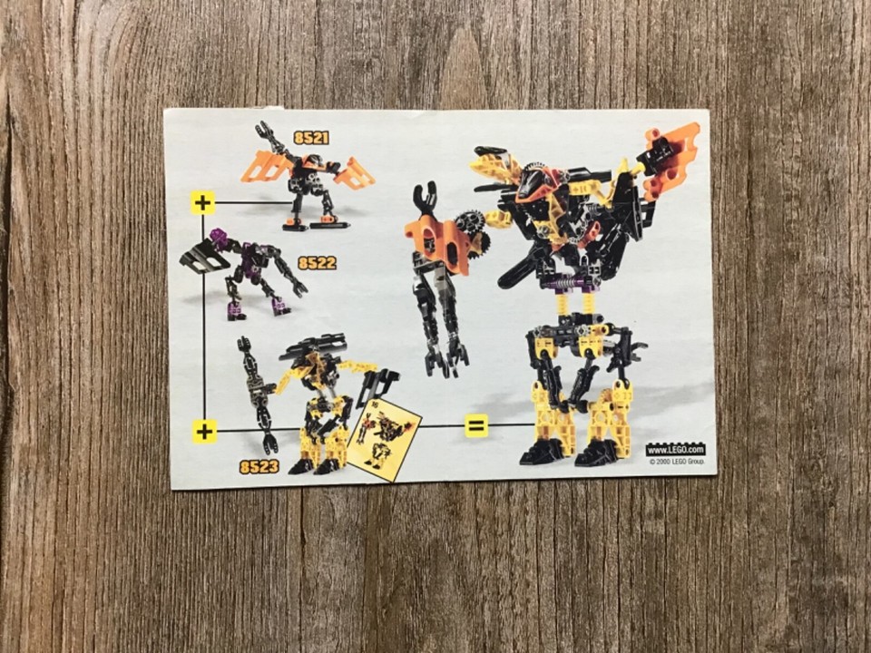 Lego Technic 8521 Throwbots Slizer Flare Instruction Manual Only! | eBay