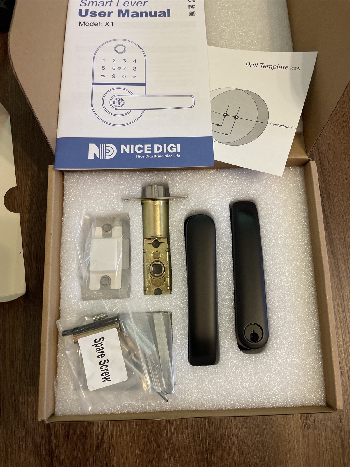 Keyless Entry Door Lock, NICE DIGI Smart Lock for Front Door, Smart ...