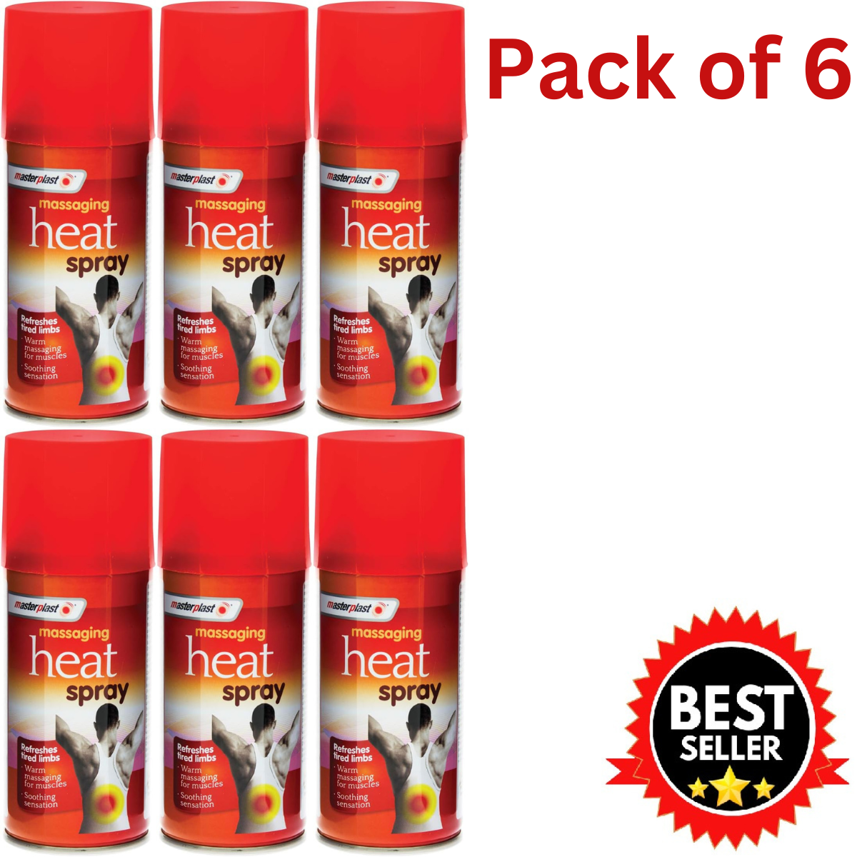 DEEP HEAT SPRAY MASSAGING INSTANT MUSCLE SPORTS INJURY BACK PAIN RELIEF ...