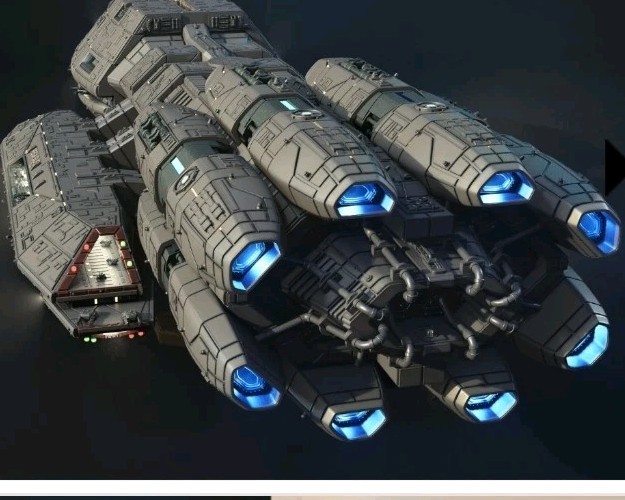 Modern BATTLESTAR GALACTICA Battlestar Pegasus 35" Ship 3 Feet Long ...