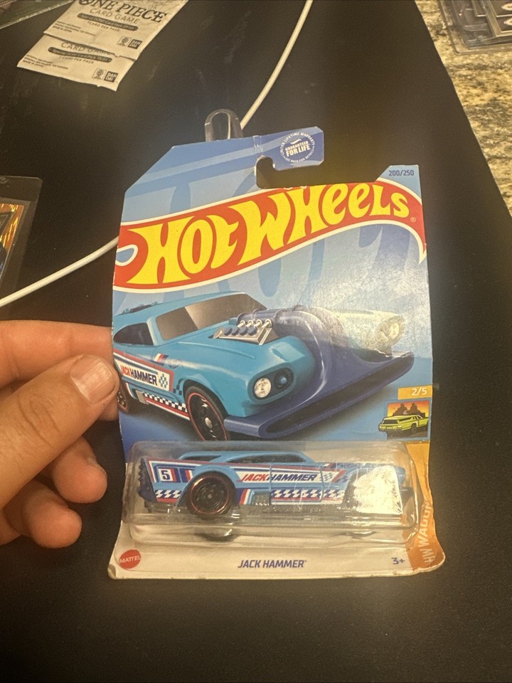 Hot Wheels Jack Hammer - Blue - Slight bend on card | eBay