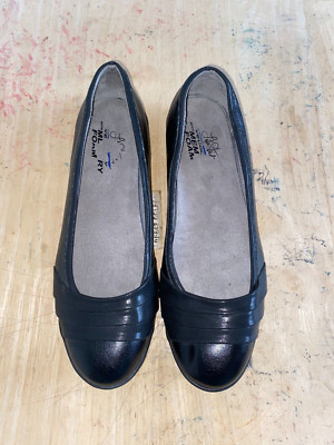 LifeStride Women's Gawk Black Pleats Ballet Flats Size 9.5 M | eBay