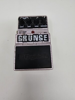 DigiTech Grunge Distortion Effects Guitar Pedal Untested | eBay