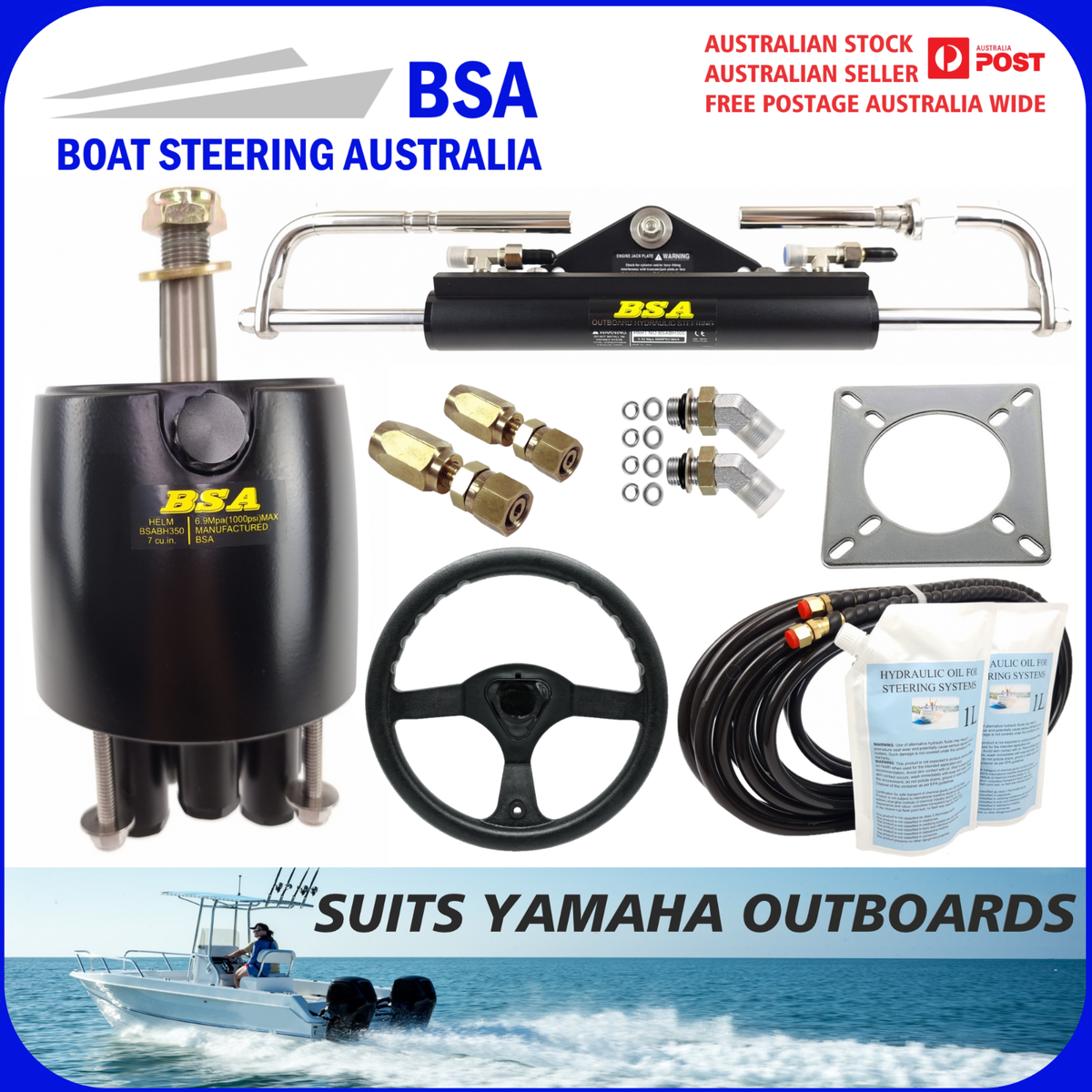 Yamaha Outboard Hydraulic Steering System