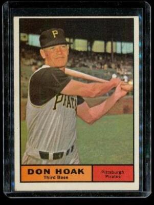 Vintage 1961 TOPPS Baseball Trading Card #230 DON HOAK Pittsburgh ...