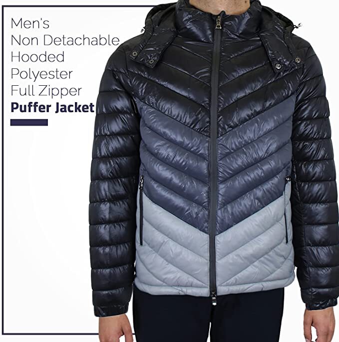 Men's Bubble Weatherproof Heavyweight Hooded Puffer Jacket ( Size S-2XL ...