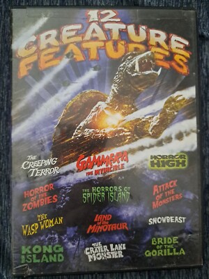 Monster Movie Pack - 12 Creature Features DVD (DVD) 683904525826| eBay