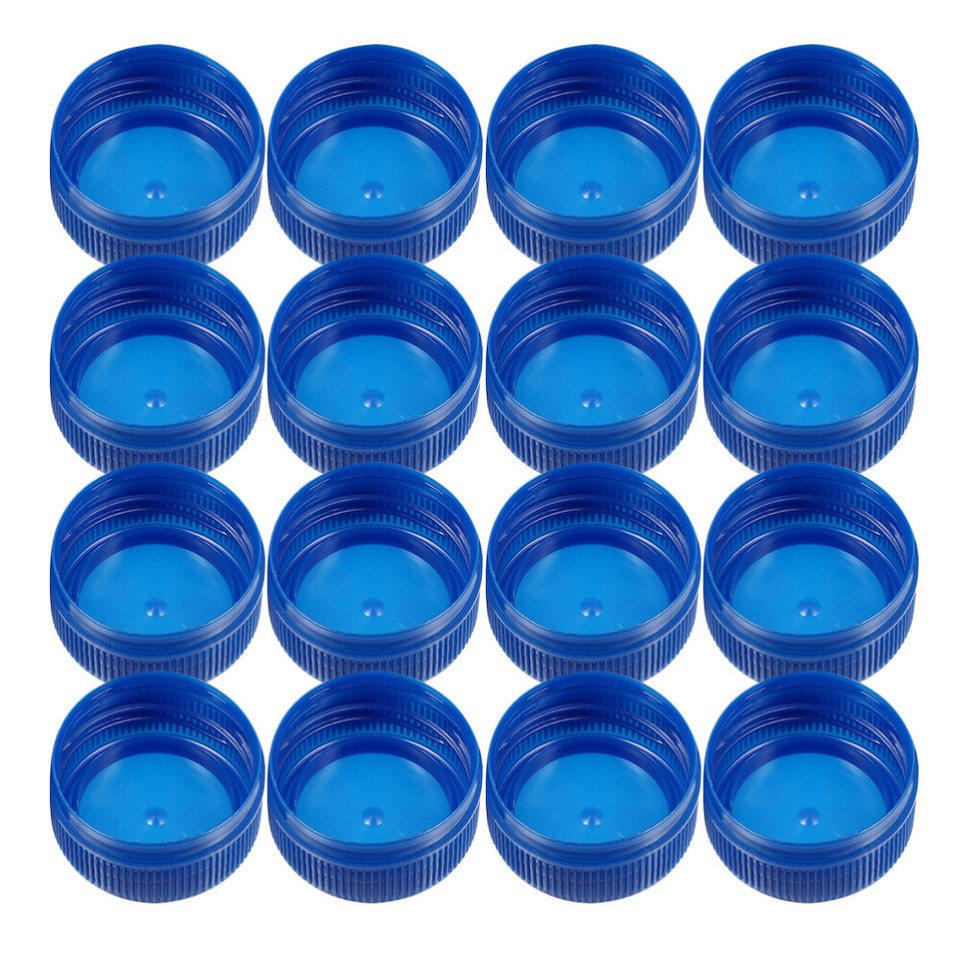 100 pcs Plastic Bottle Caps Water Bottle Lids Drinks Bottle Sealing ...
