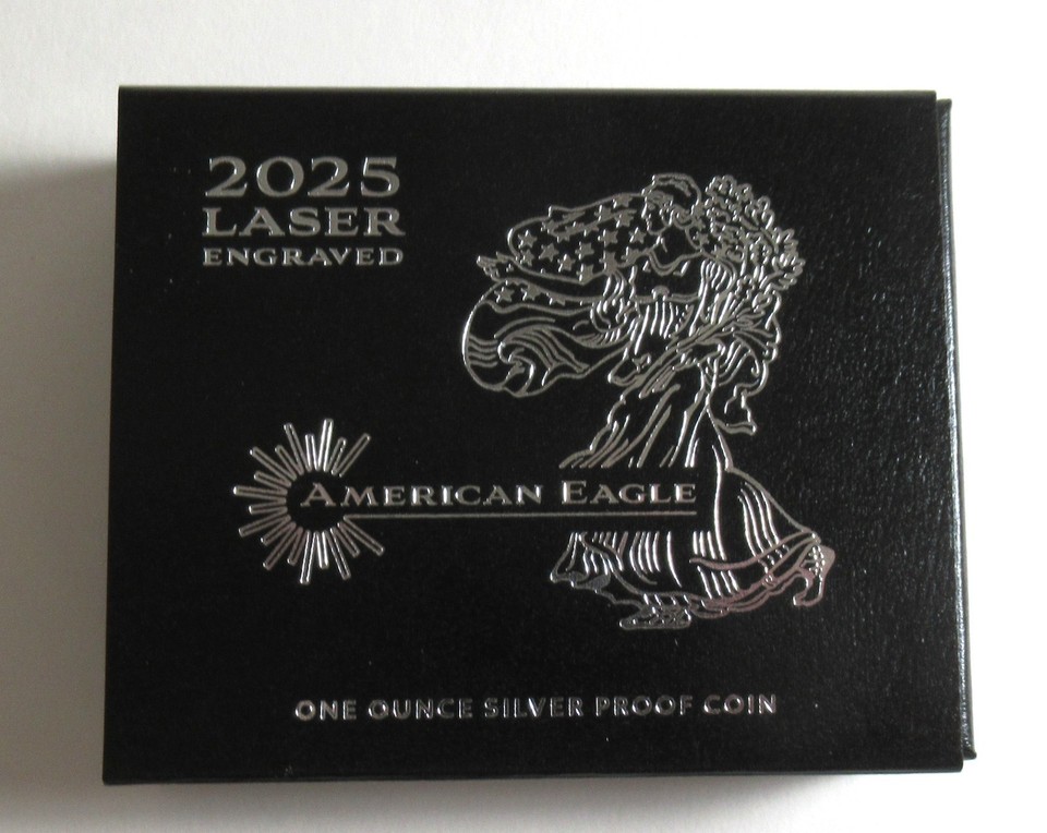 2025-W American Silver Eagle Proof Coin with laser Privy Mark | eBay