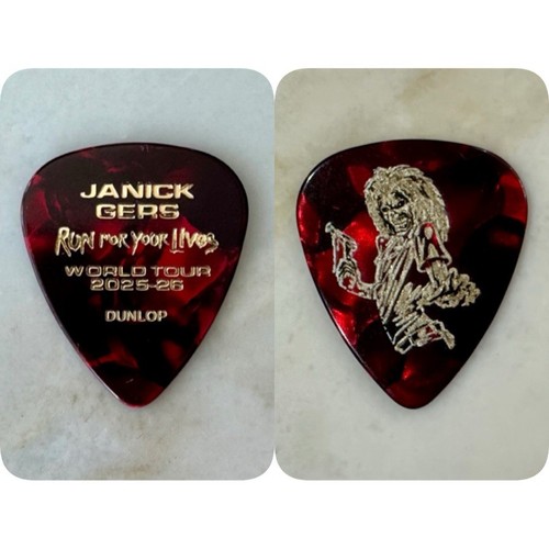 Iron Maiden Guitar Pick - Janick Gers | eBay
