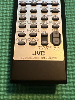 JVC RM-SDXJ20U OEM Remote Control for JVC CA-DXJ11 CA-DXJ30 JVC RM-SDXJ20U OEM Remote Control for JVC CA-DXJ11 CA-DXJ30