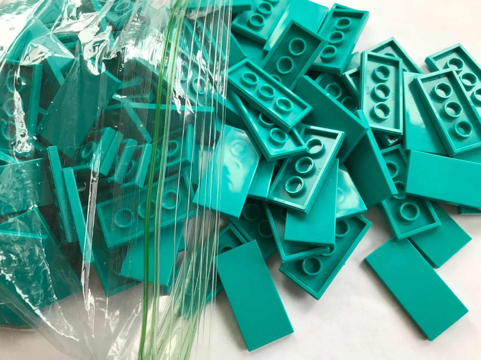 LEGO-NEW- #87079-DARK TURQUOISE-2 x 4 TILE-10 PIECES | eBay