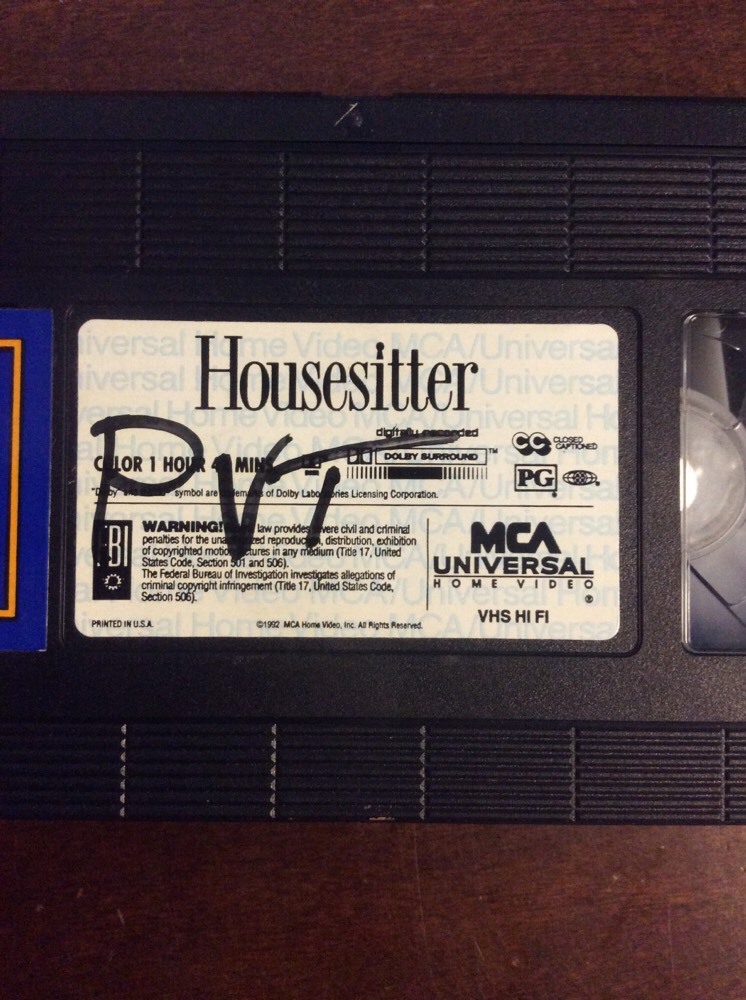 Housesitter VHS 1992 Steve Martin Goldie Hawn MediaGnuiaGnu 96898128032 ...