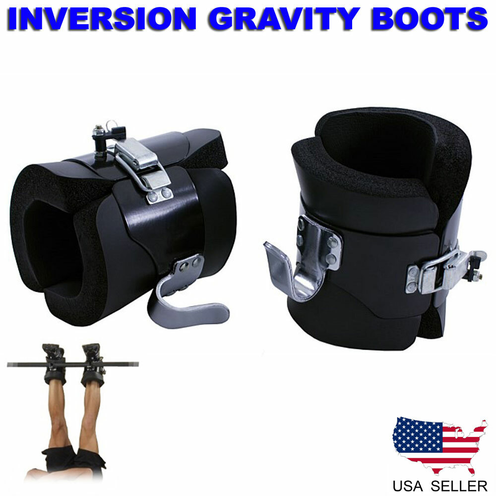 Inversion Boots Black Anti-Gravity Boots for Stress Relief Back Pain ...