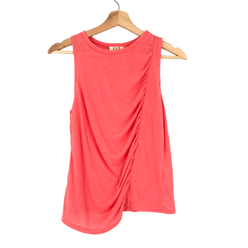 PST Project Social Tee Ruched Flecked Sprinkle Tank Top in Pink | eBay