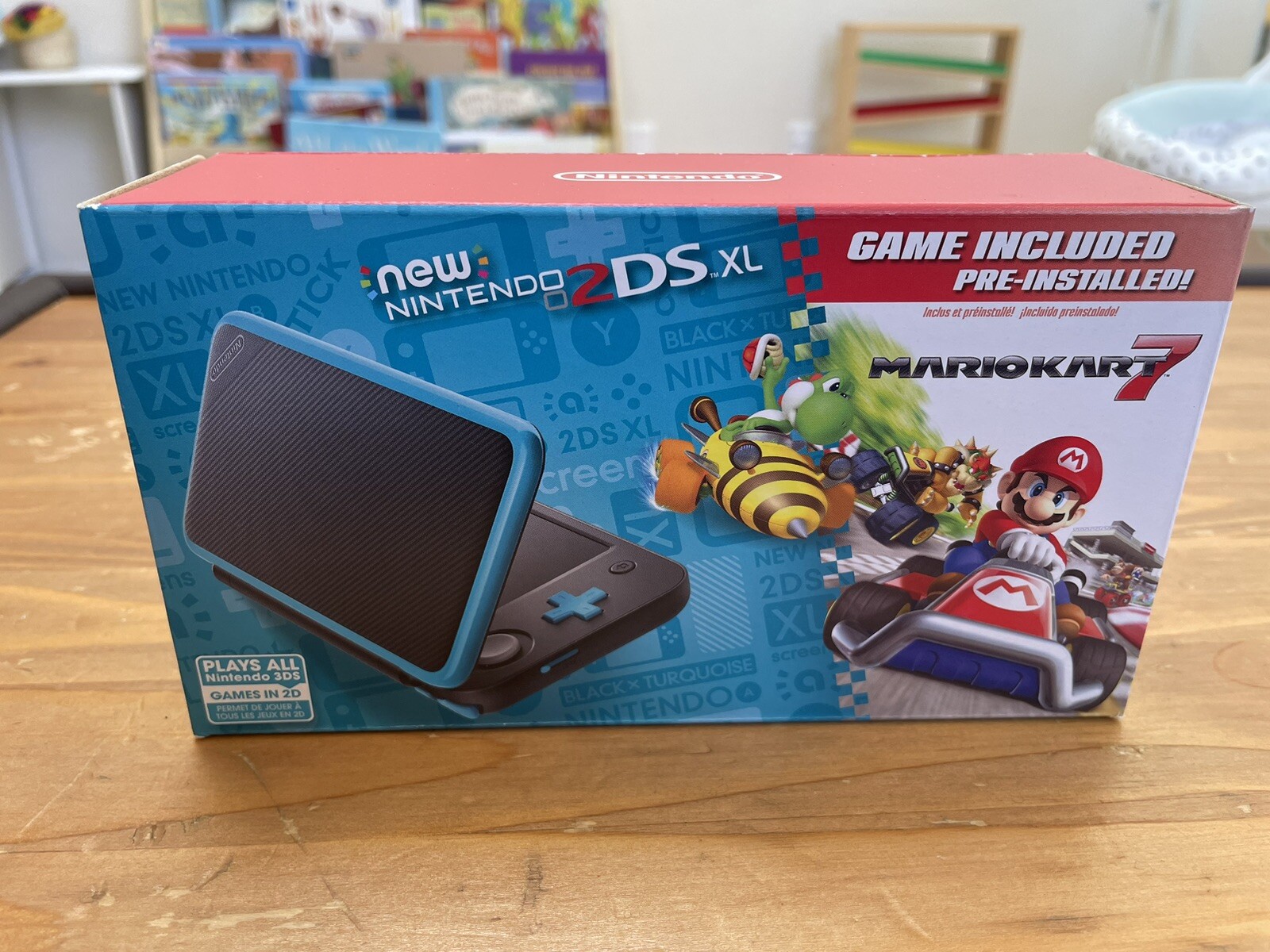 Nintendo 2DS XL Handheld Console with Mario Kart 7 Bundle - Black ...