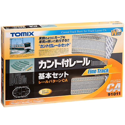 Tomix 91011 Canted Track Basic Set Track Layout CA - N | eBay
