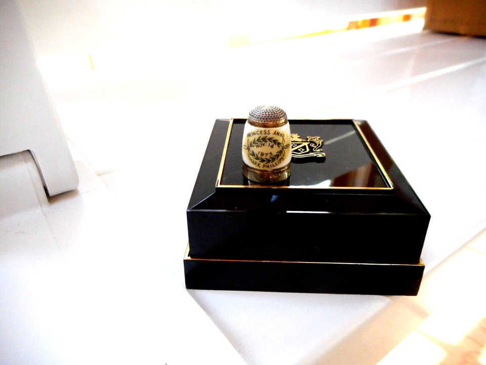 Princess Anne Captain Mark Phillips Wedding 11/14/73 Gold over SS ...