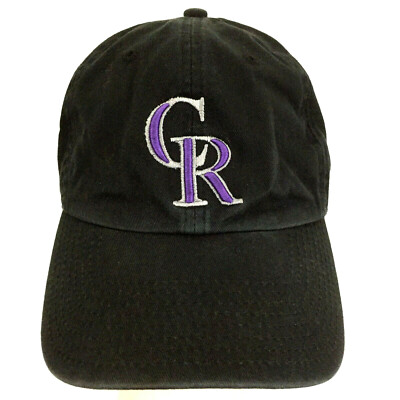 Colorado Rockies Hat Spell Out Script Logo MLB Baseball Team 47 Brand ...