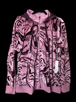NWT S LuLaRoe PINK PURPLE Swirl COZY Bethany Zip Hoodie SUPER SOFT ...