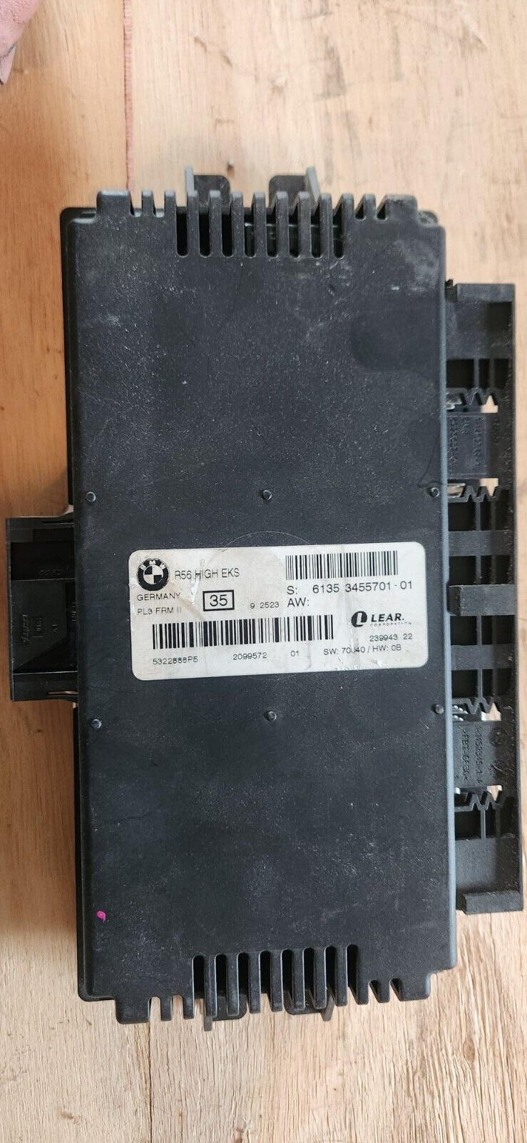 2007 2010 MINI COOPER R56 FOOTWELL LIGHT BODY CONTROL MODULE BCM HIGH ...