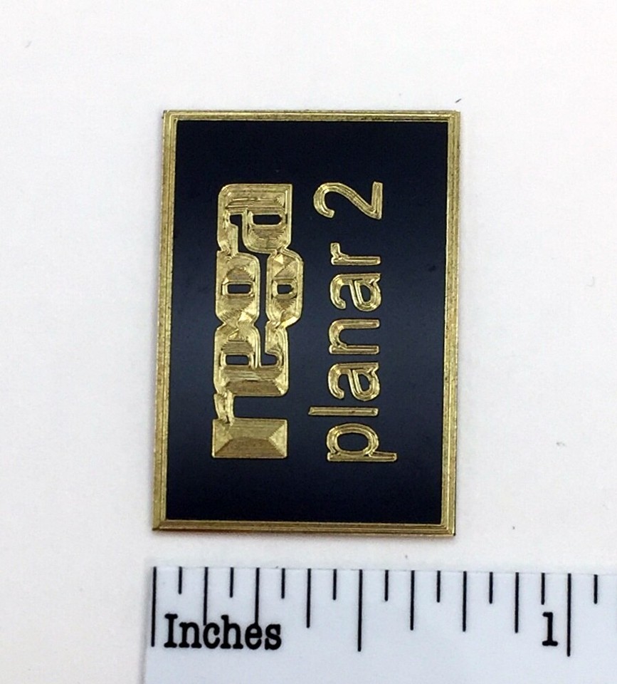 Rega Planar 2 Custom Engraved Solid Brass Turntable Badge Logo | eBay