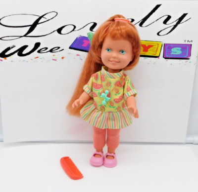 1987 PLAYSKOOL DOLLY SURPRISE - RED HAIRED POLLY WITH COMB | eBay