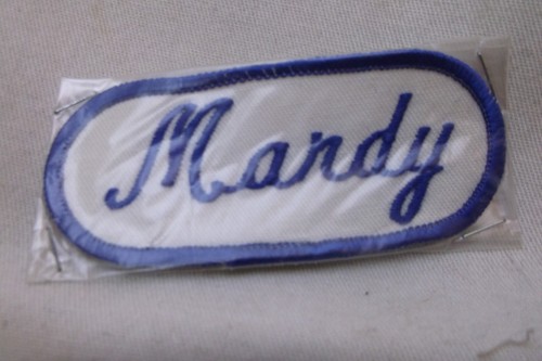 MARDY USED EMBROIDERED VINTAGE SEW ON NAME PATCH TAGS ASSORTED COLORS ...
