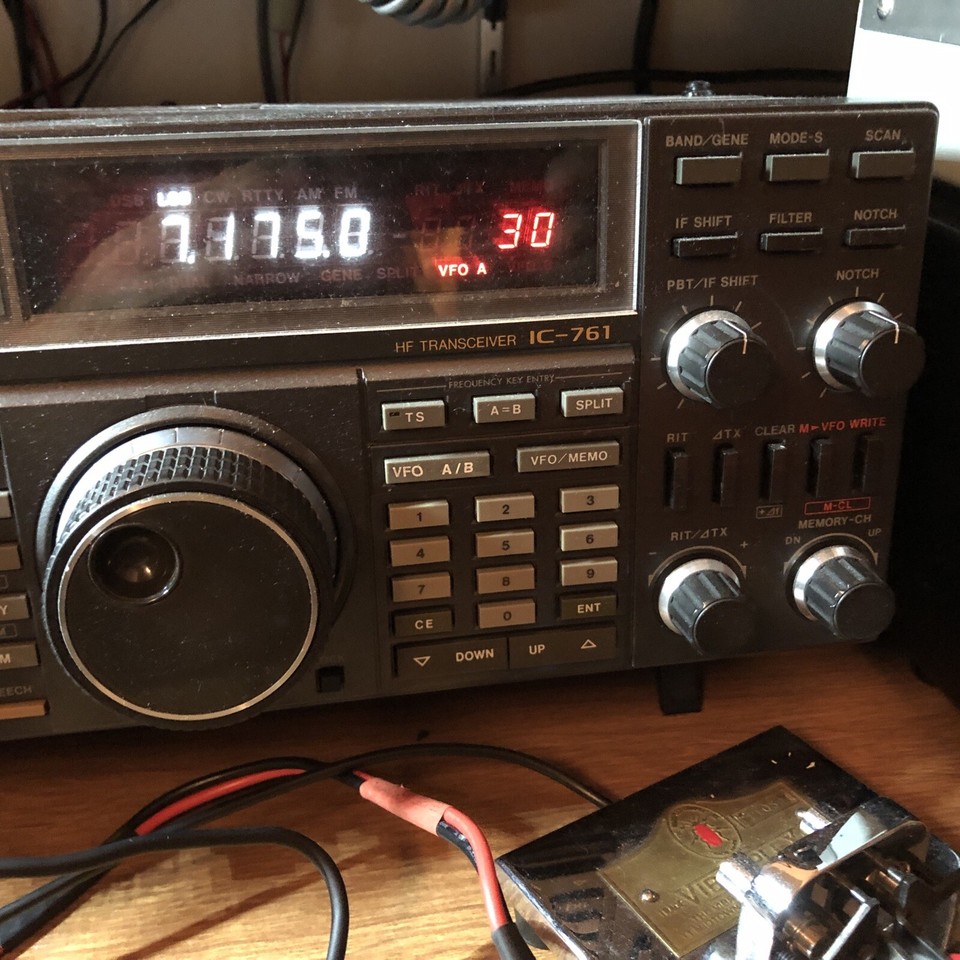 Excellent iCOM -761 With Mic And Manual | eBay