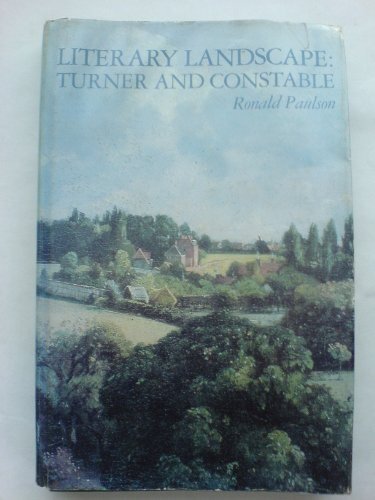 LITERARY LANDSCAPE By Ronald Paulson - Hardcover *Excellent Condition ...