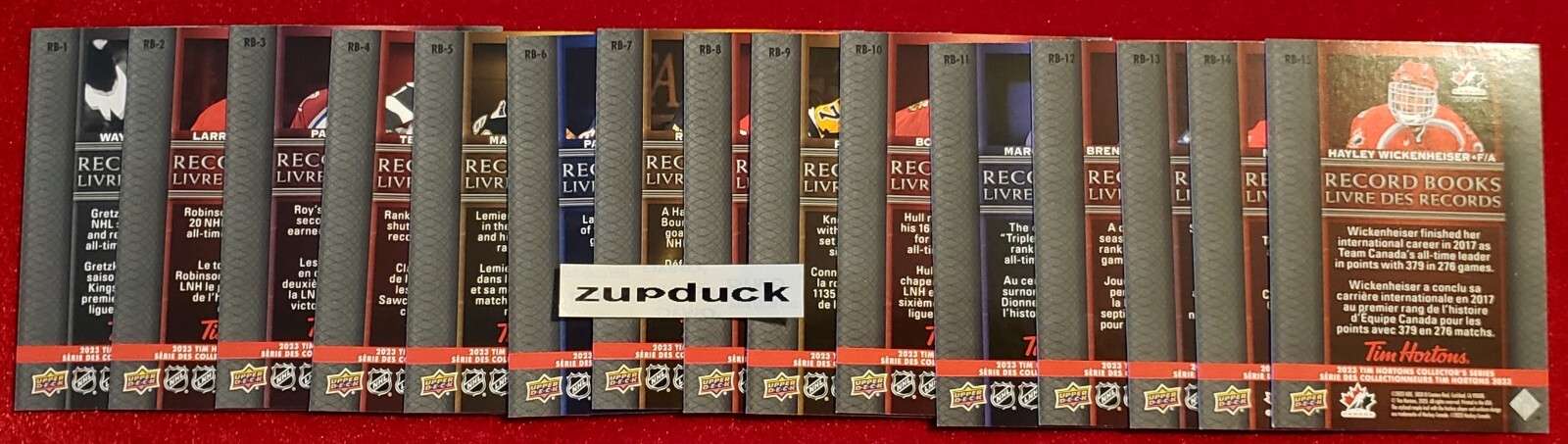 🏒2023 Tim Hortons LEGENDS ☆RECORD BOOKS SET (15)☆ | eBay