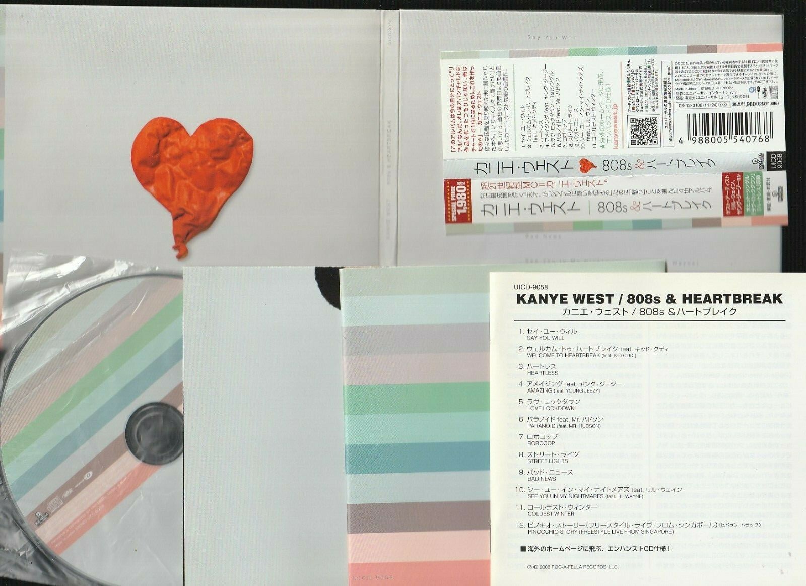 Kanye West 808s And Heartbreak Cd
