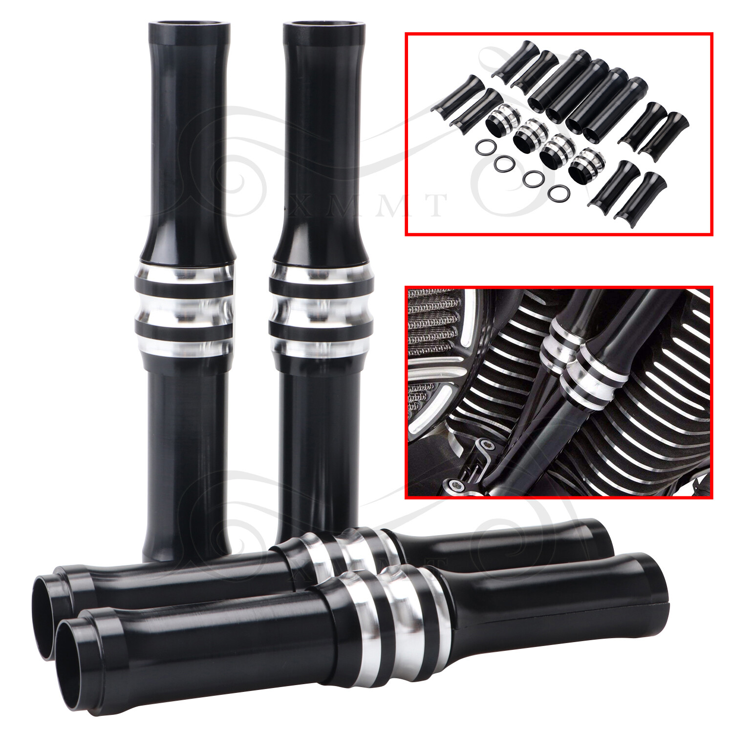 Pushrod Tube Cover For Harley 99-17 Dyna Road King FLHR Street Glide ...