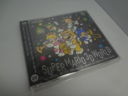 Super Mario 3D World OST Unopened 25J Video Game Soundtrack | eBay