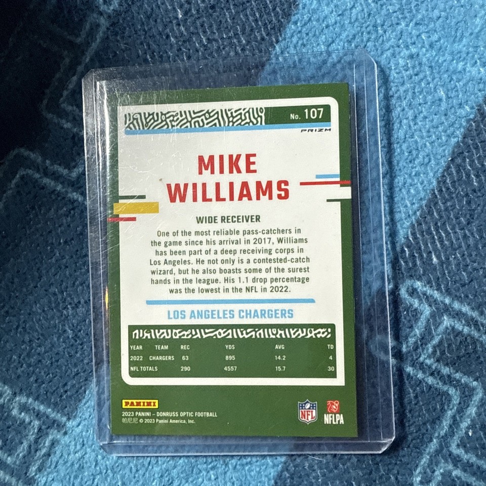 2023 Panini Donruss Optic - Mike Williams #107 Rocket Prizm Los Angeles ...