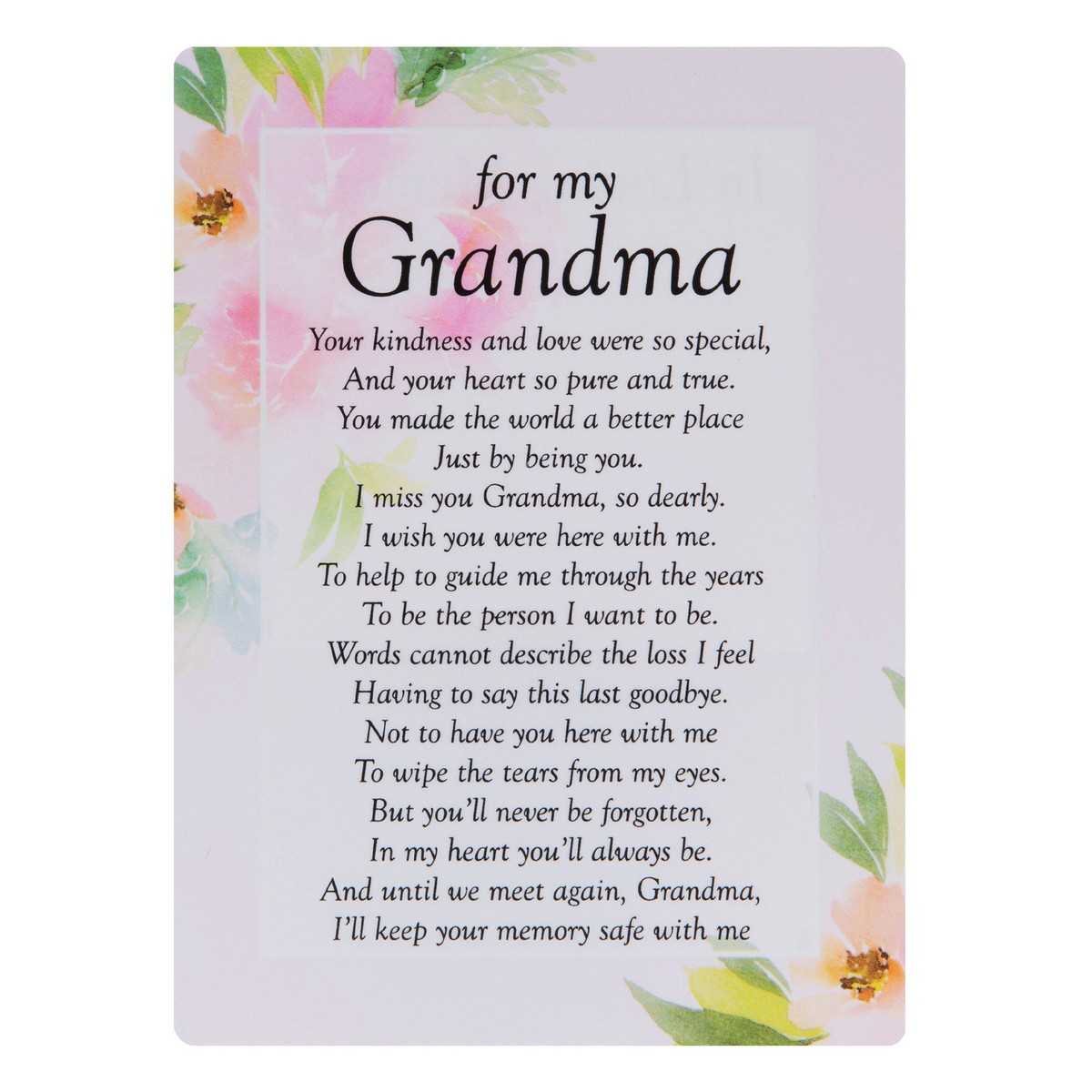 What To Write In A Sympathy Card For Friends Grandmother Who Ped Away ...