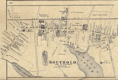 Southold Mattituck Shelter Island NY 1873 Maps with Homeowners Names ...