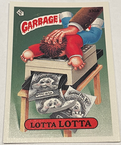 1987 Topps Garbage Pail Kids Series 8 Lotta Lotta 330A | eBay