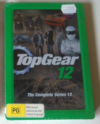 TOP GEAR SEASON 12 dvd REGION 4 car racing TOPGEAR series NEW tin case ...