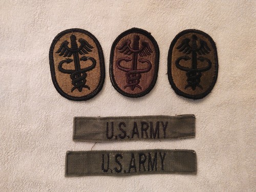 3 Army Medical Patches & two ARMY Patches | eBay
